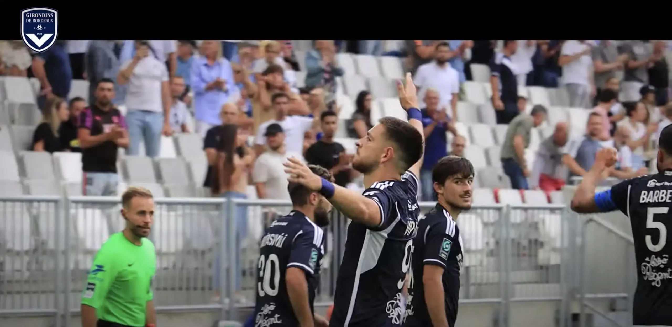 Le groupe des Girondins pour Bordeaux-Paris FC (J30) avec Emmanuel ...